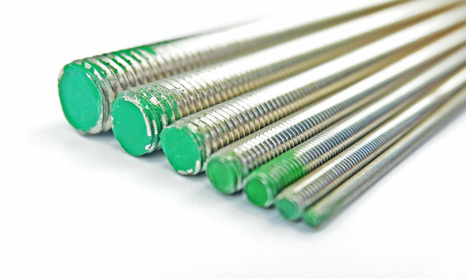 7 x 1 Meter Lengths of A2 M10 Stainless Steel Threaded Bar Studding Al